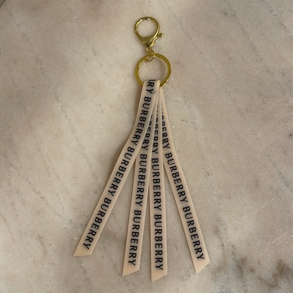 Burberry | Accessories | Burberry Rubber Gold Bag Charm | Poshmark
